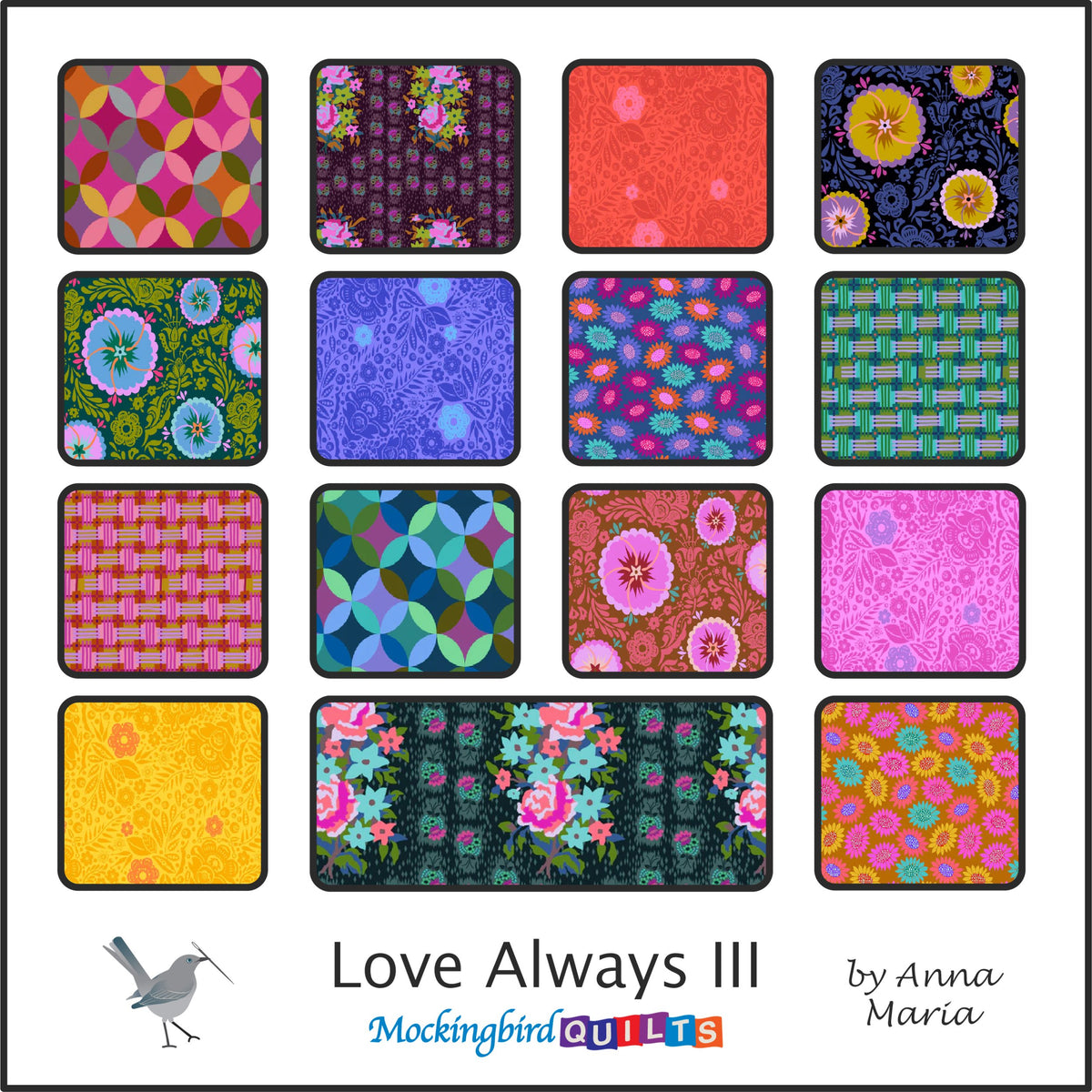 Love Always III by Anna Maria – Mockingbird Quilts