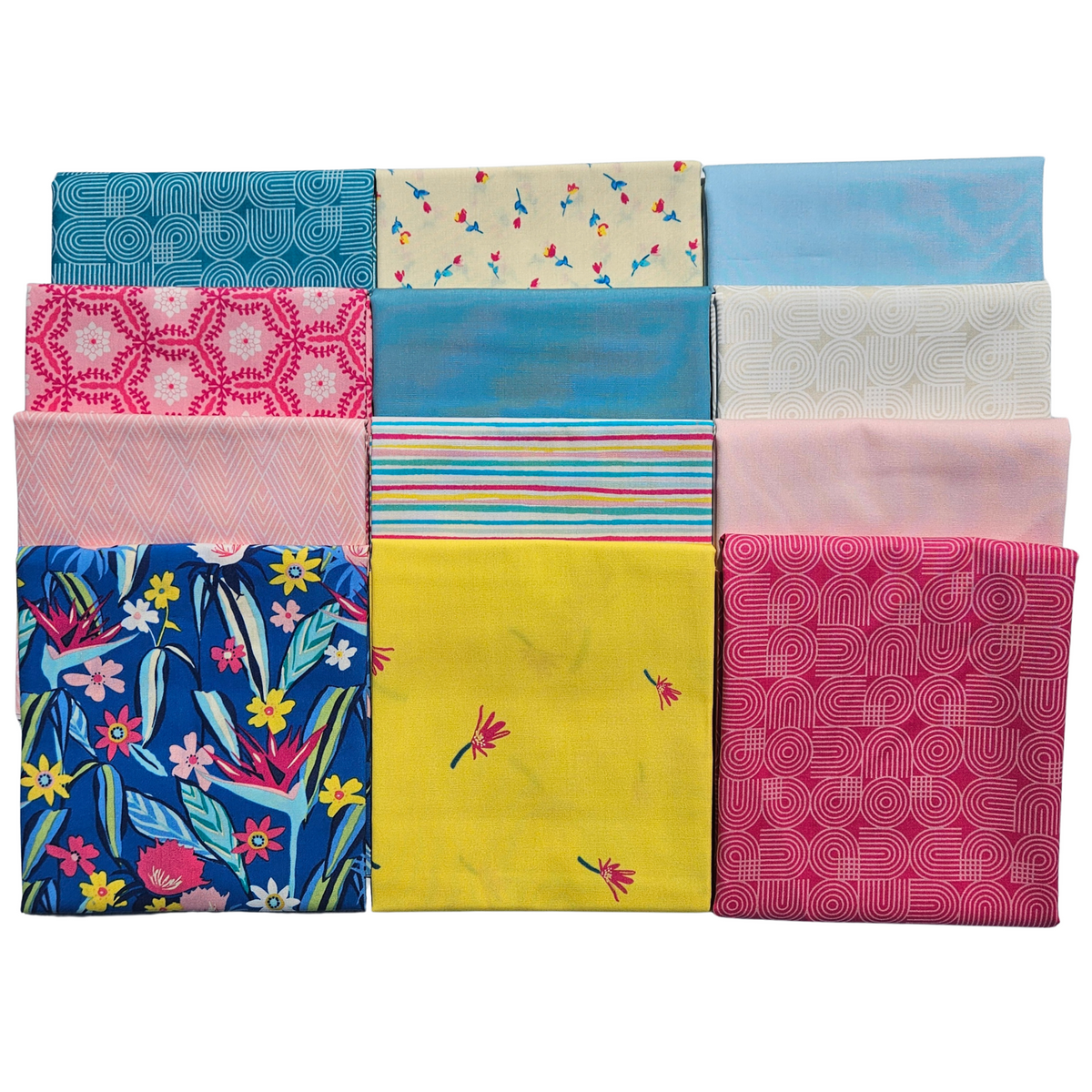 Sunshine-Pivot 12pc Half Yard Bundle Quilting Fabric – Mockingbird Quilts