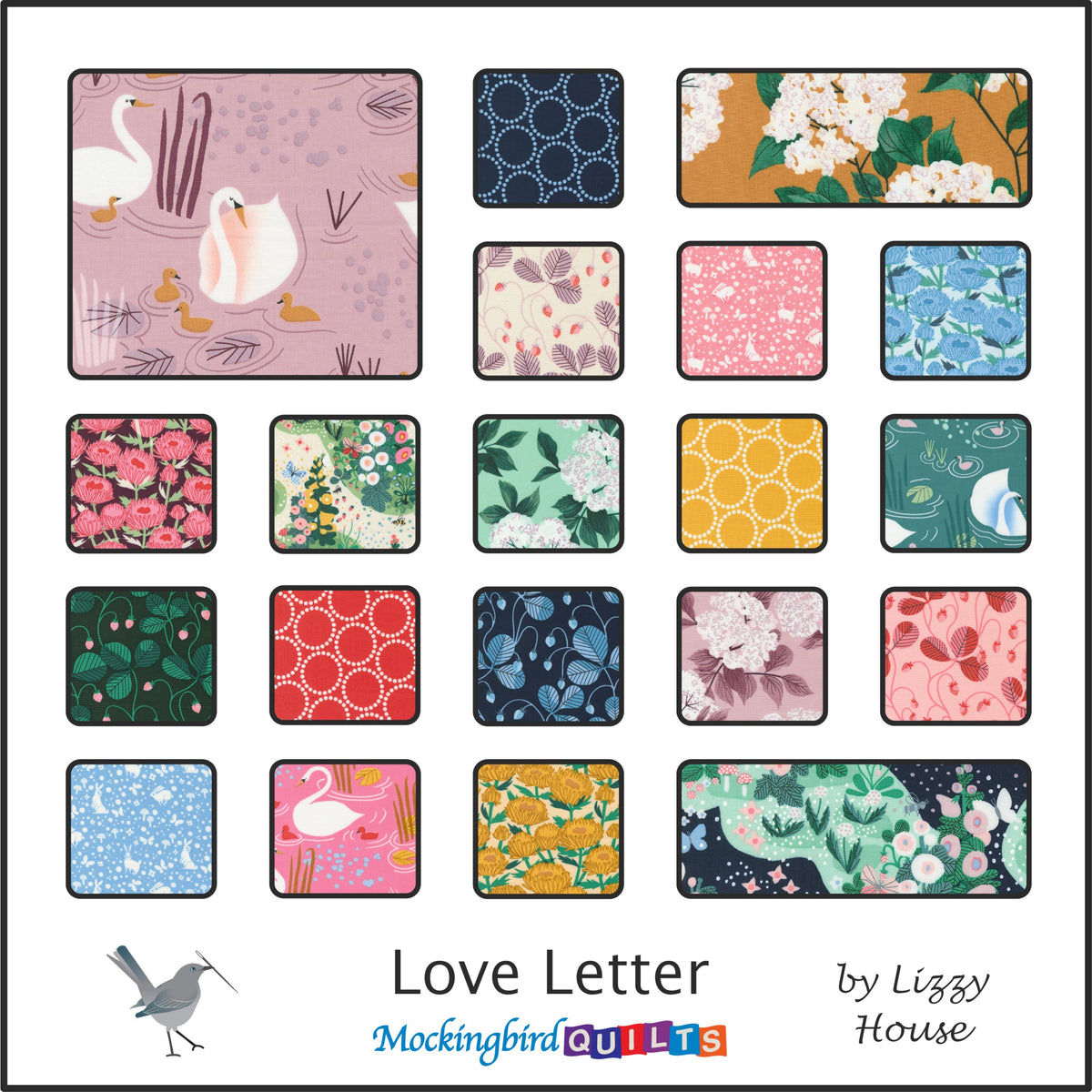 Love Letter by Lizzy House – Mockingbird Quilts