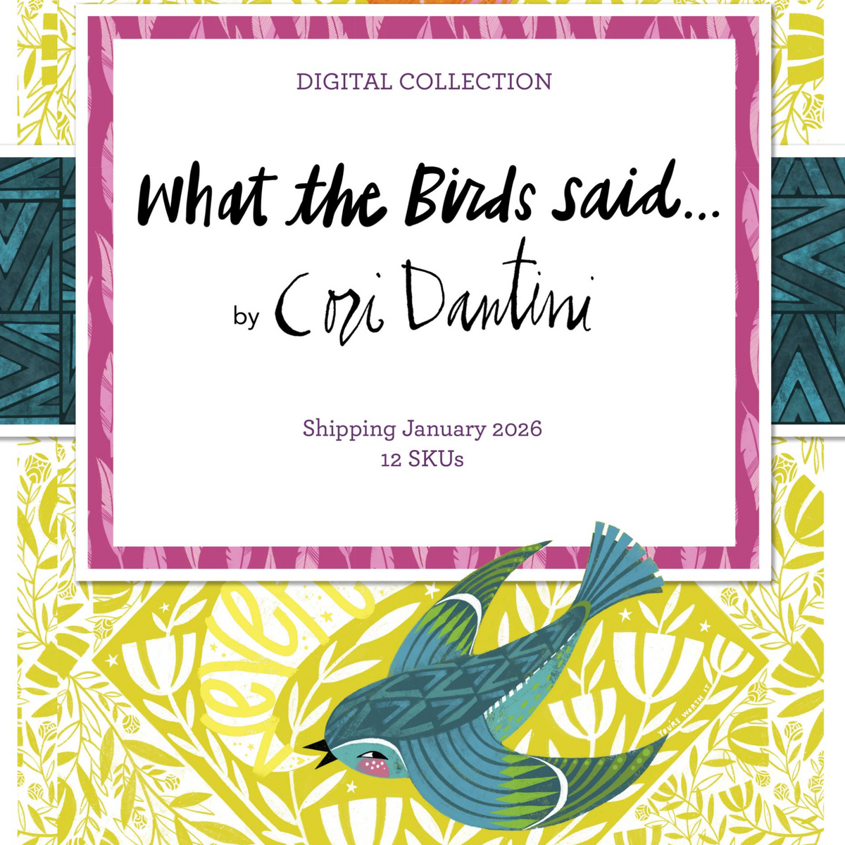 What the Birds Said by Cori Dantini – Mockingbird Quilts