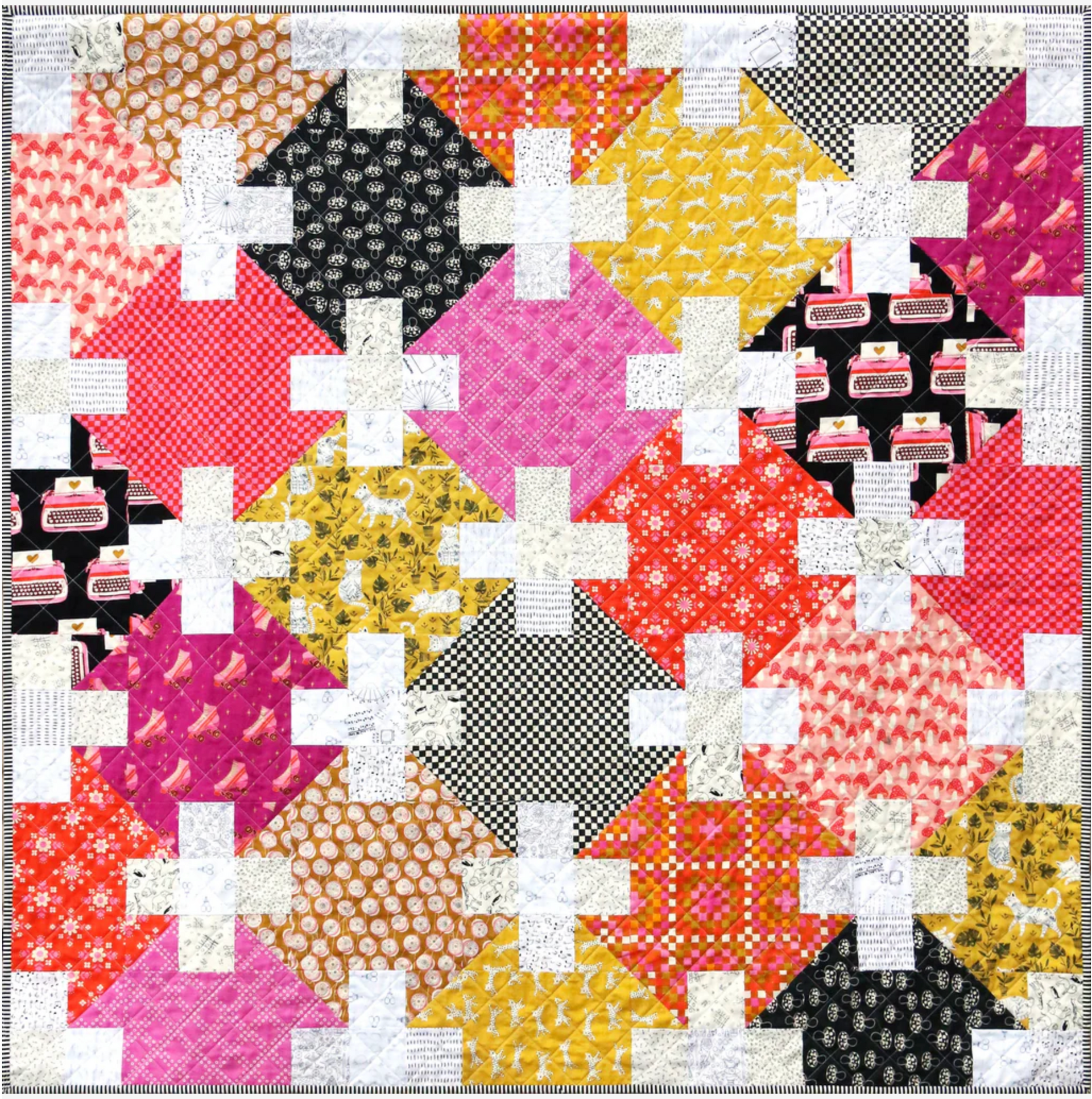 Balderdash Paper Quilt Pattern by Emma Jean Jansen – Mockingbird Quilts