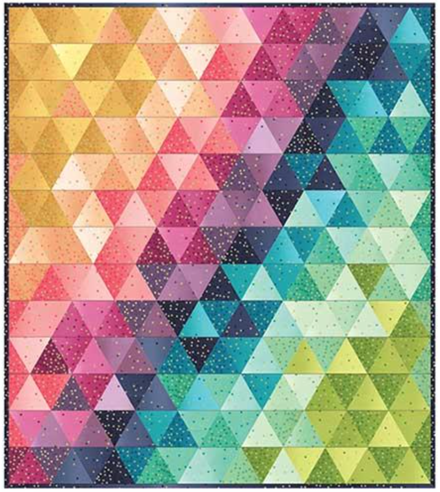 Ombre Triangles Paper Quilt Pattern by Vanessa Christenson ...