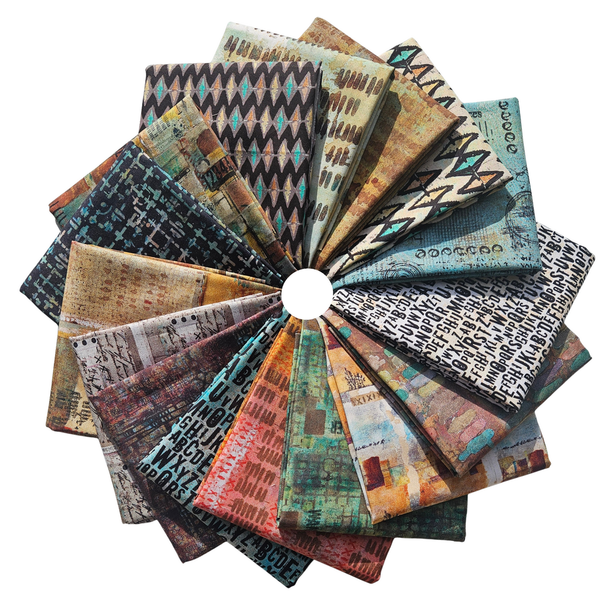 On Your Mark 16pc Fat Quarter Bundle Quilting Fabric by Seth Apter ...