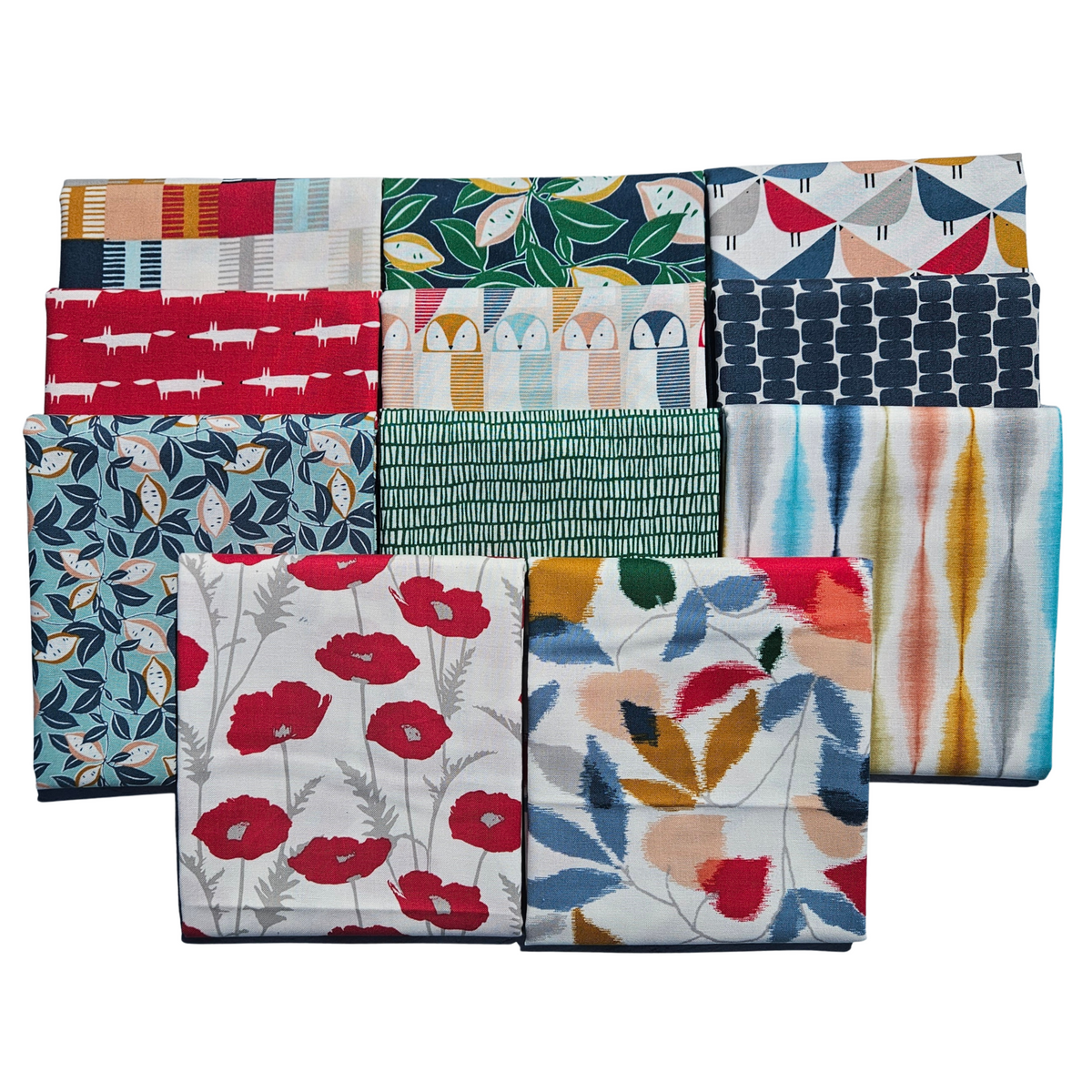 Poppy Pop 11pc Half Yard Bundle Quilting Fabric by Scion – Mockingbird ...