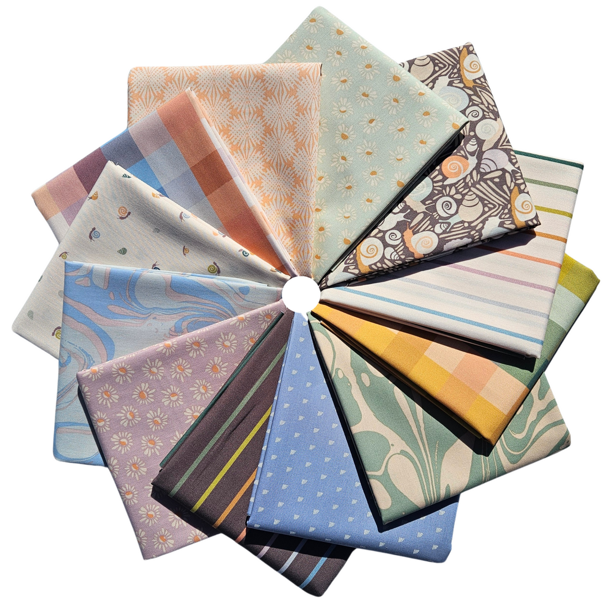 Slow Summer 12pc Fat Quarter Bundle Quilting Fabric by Suzy Quilts ...