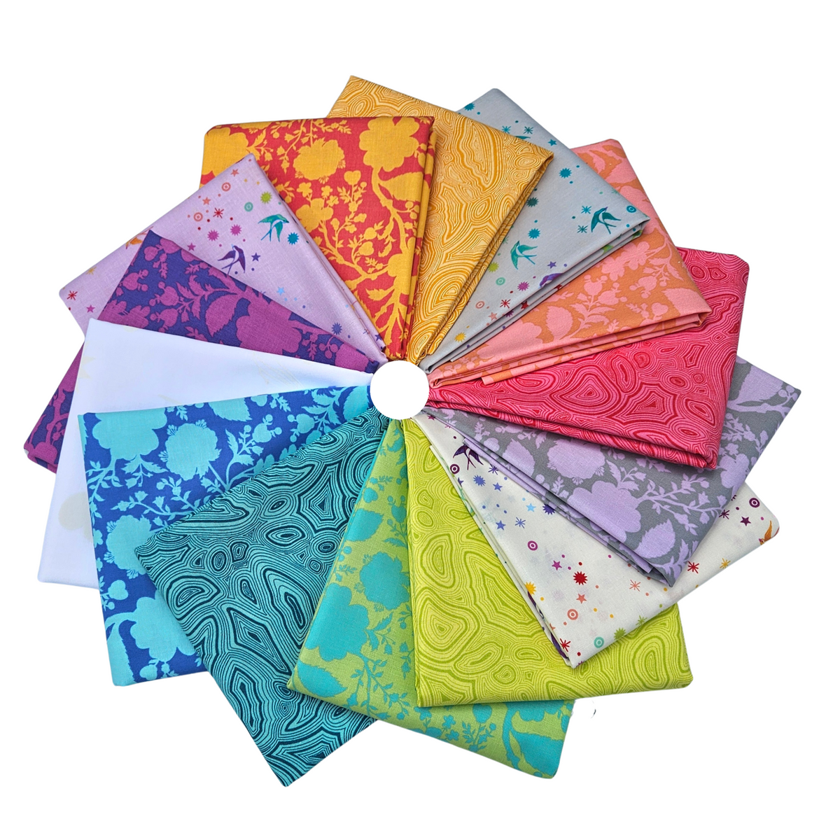 Tula's Wildflower 14pc Fat Quarter Bundle Quilting Fabric – Mockingbird ...