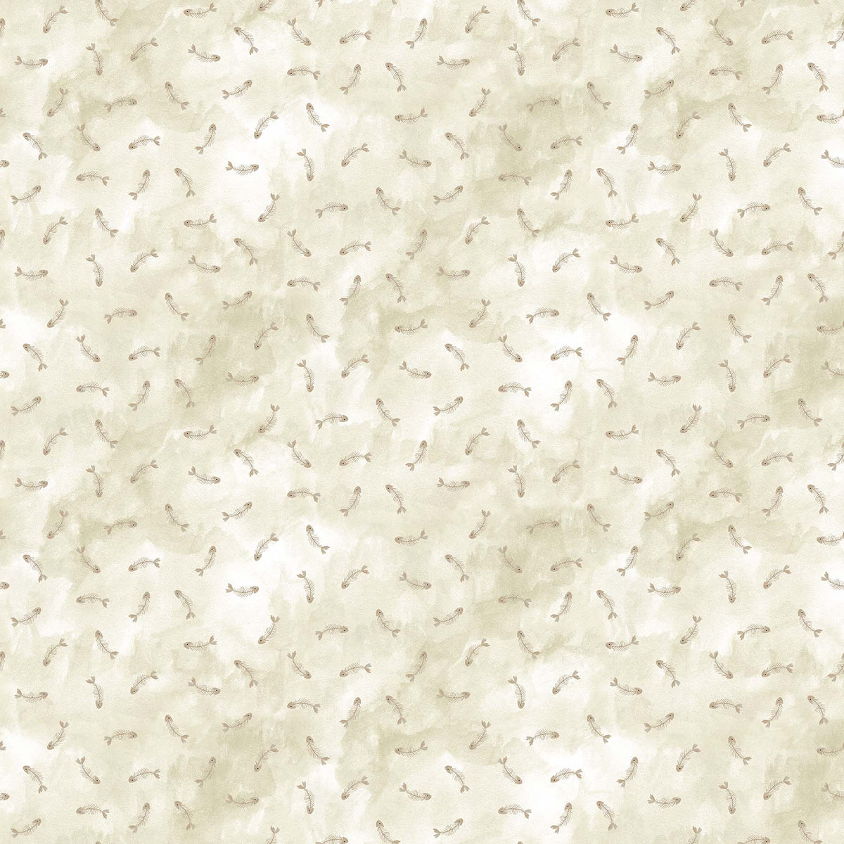 Marcel Fish Bones Cream – Mockingbird Quilts