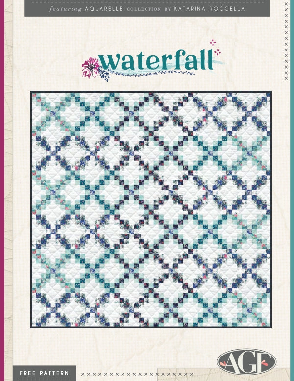 Free Pattern - Waterfall by AGF Studio – Mockingbird Quilts